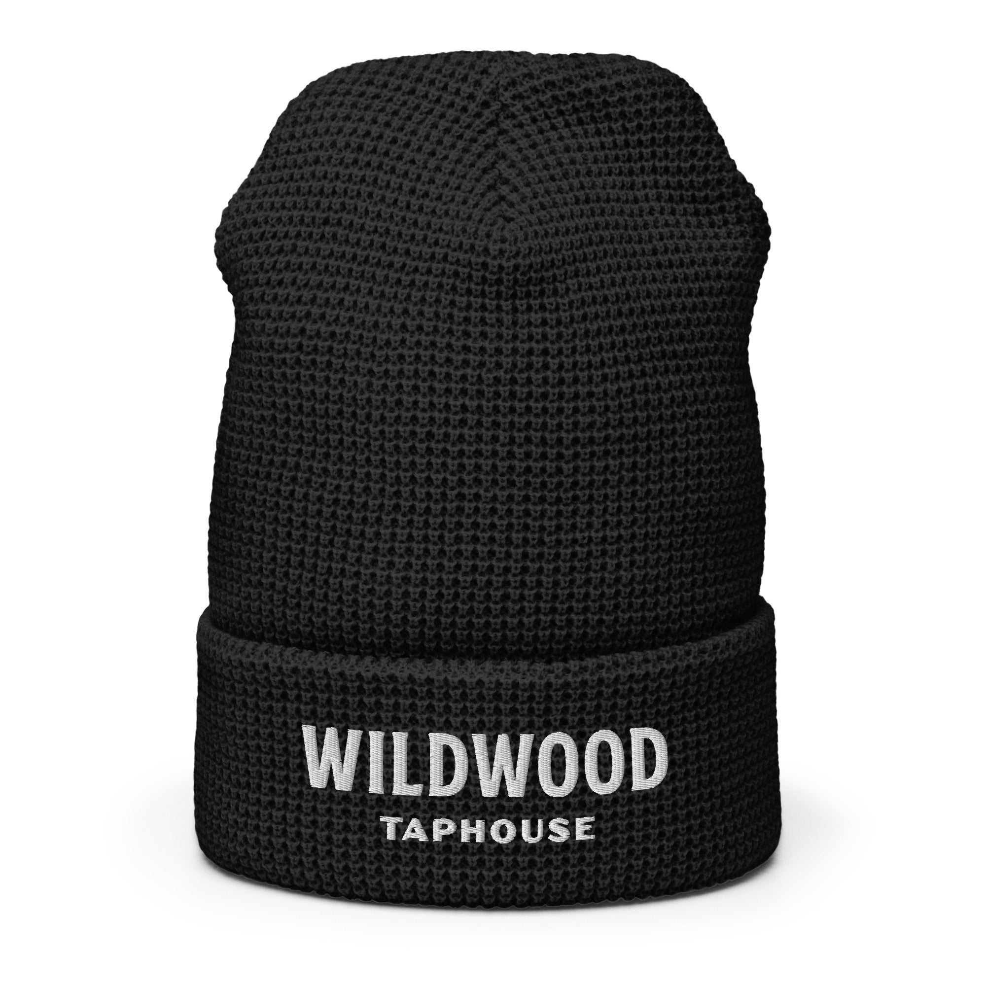 Wildwood Taphouse | Waffle Beanie | White Letter | Bout It Merch